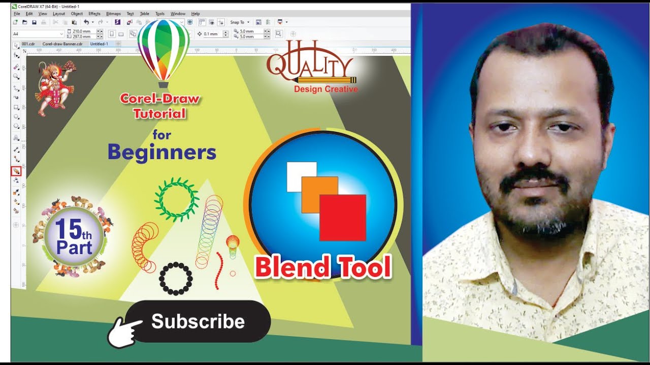 Qualitydesigncreative What Is Blend Tool In Corel Draw Youtube