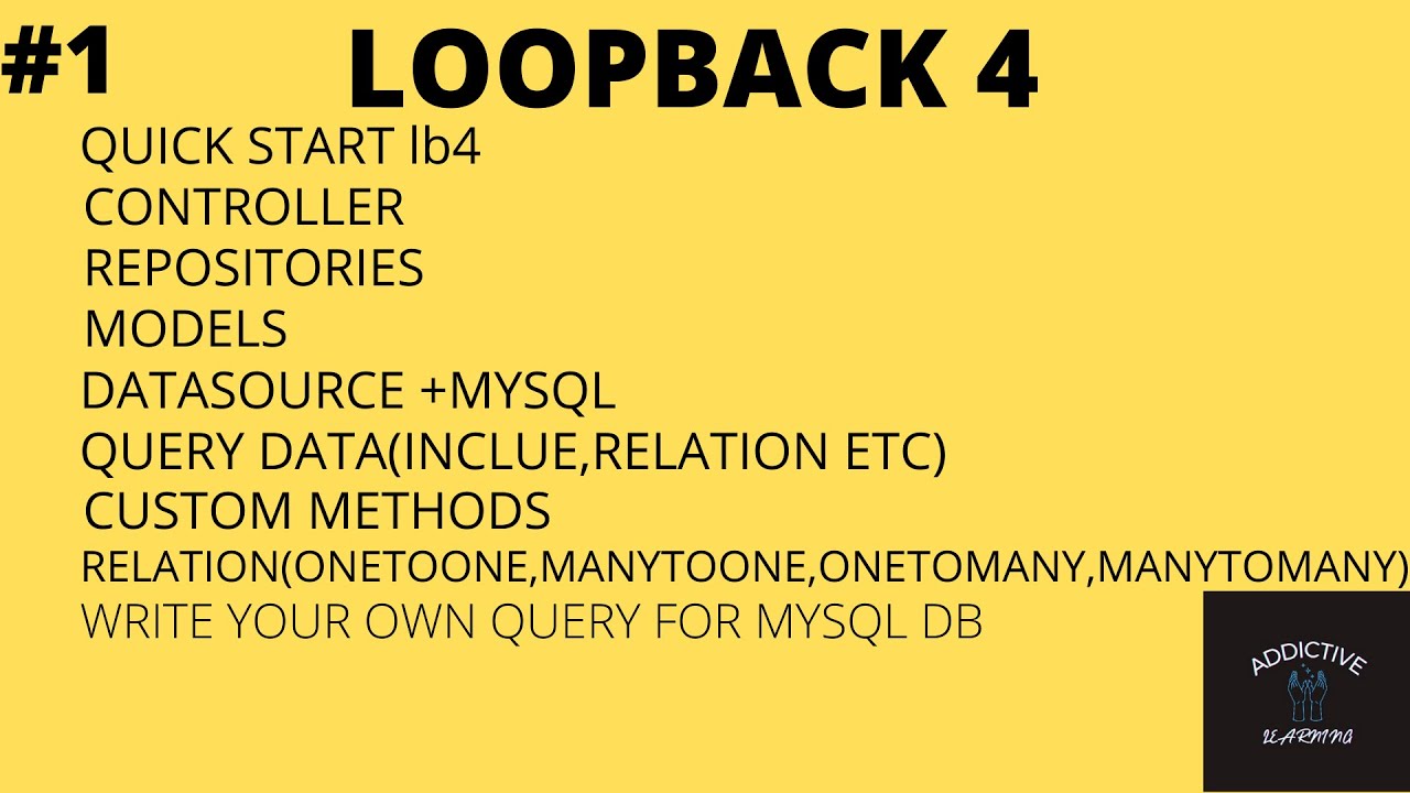 Loopback Mysql Quickstart Relation Query Data Write Query Custom