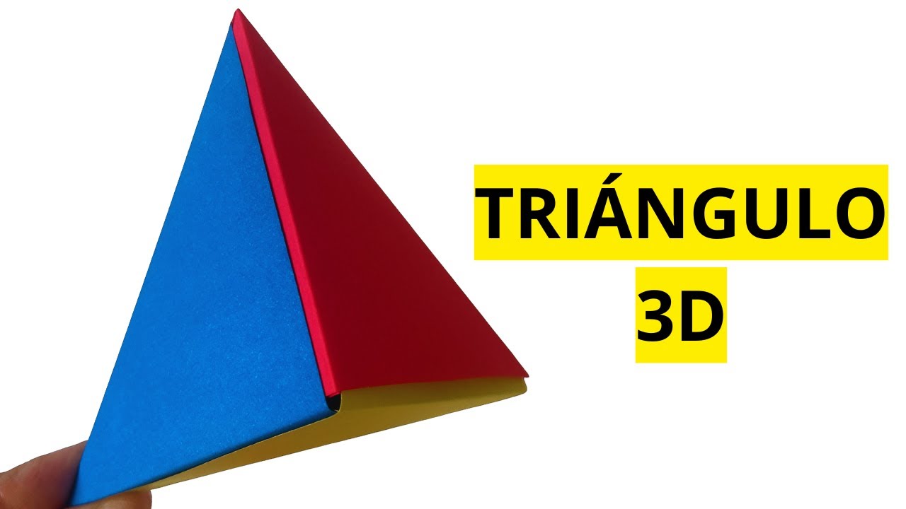 Triangulo 3d Triangulo Moldes De Caixas De Papel Escola Educação