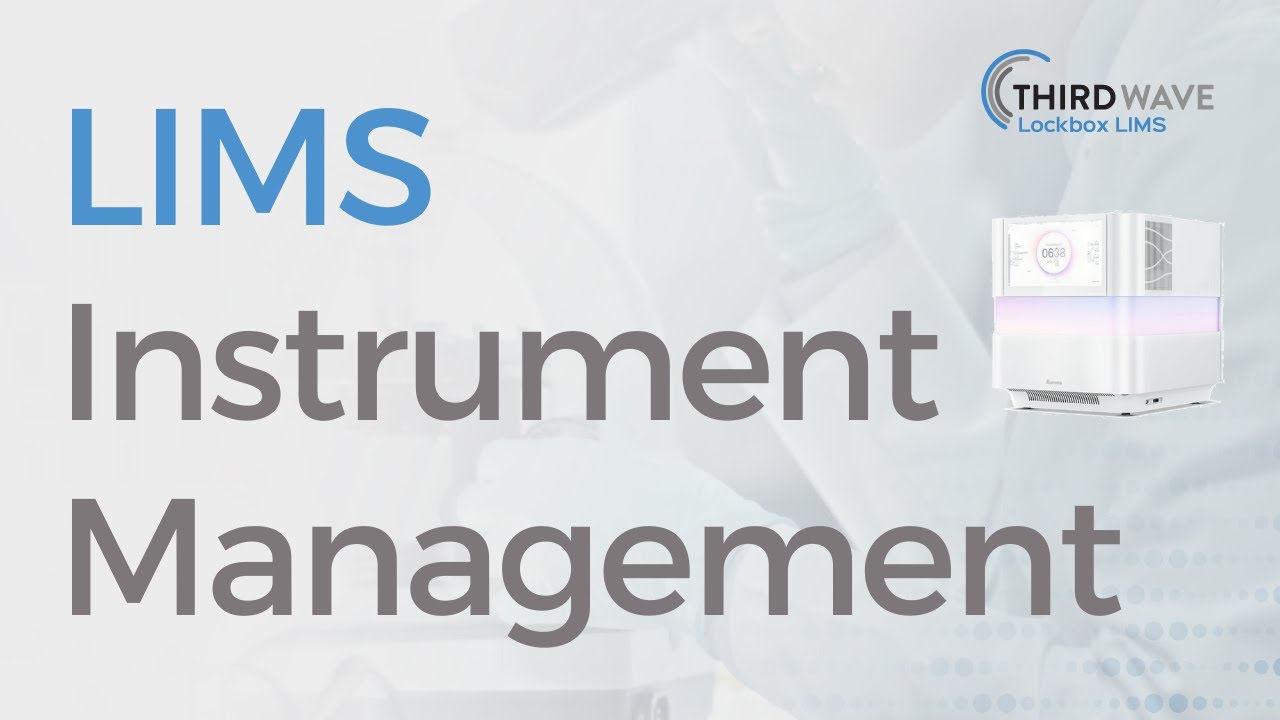 Using Lockbox Lims For Instrument Management Youtube