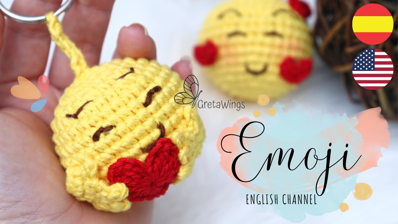 How To Crochet Emojis Step By Step Crochet Tutorial Keychain в ґ Sub рџ єрџ ё