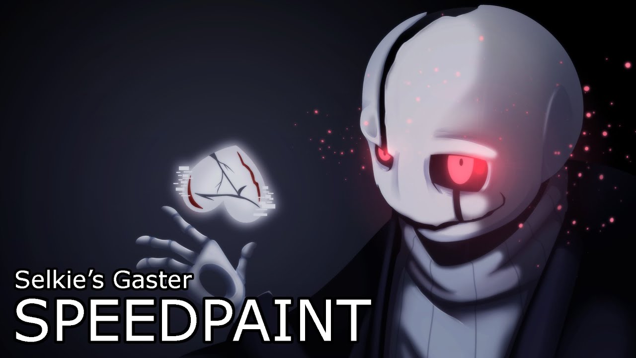 Once Lost Undertale Au Selkie Gaster Speedpaint Redraw Youtube
