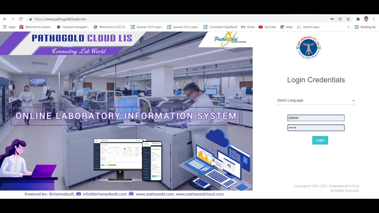 How To Create Profile In Pathogoldcloud Cloud Based Lab Management