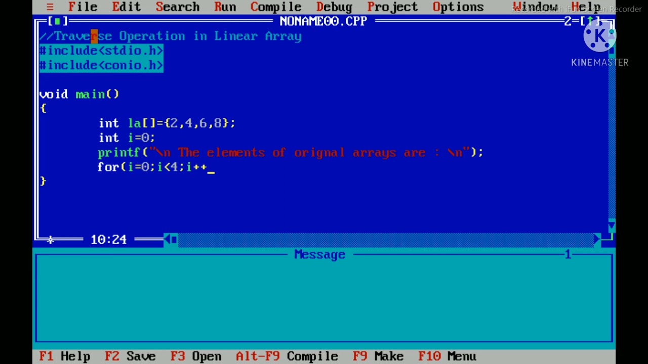 Traverse Of An Array Youtube