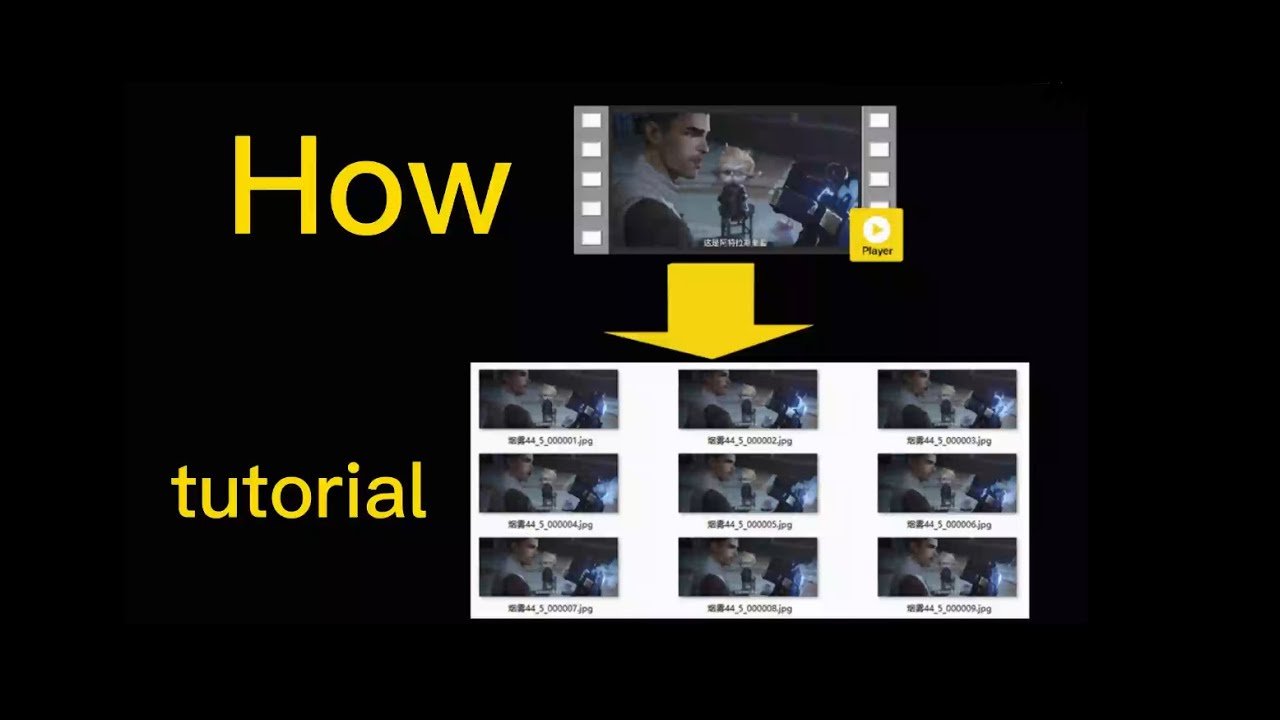 Tutorials How To Convert Video To Sequence Picture Youtube