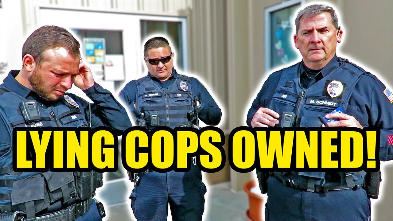 Three Lying Cops Owned Exposed Fail Youtube