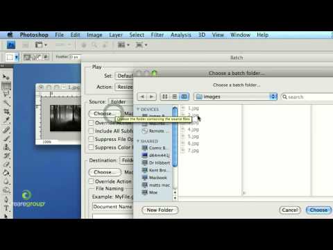 Web Design Tutorial Photoshop Actions Batch Processing Youtube