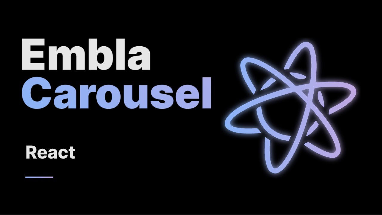 Build An Image Carousel With Embla In React Youtube