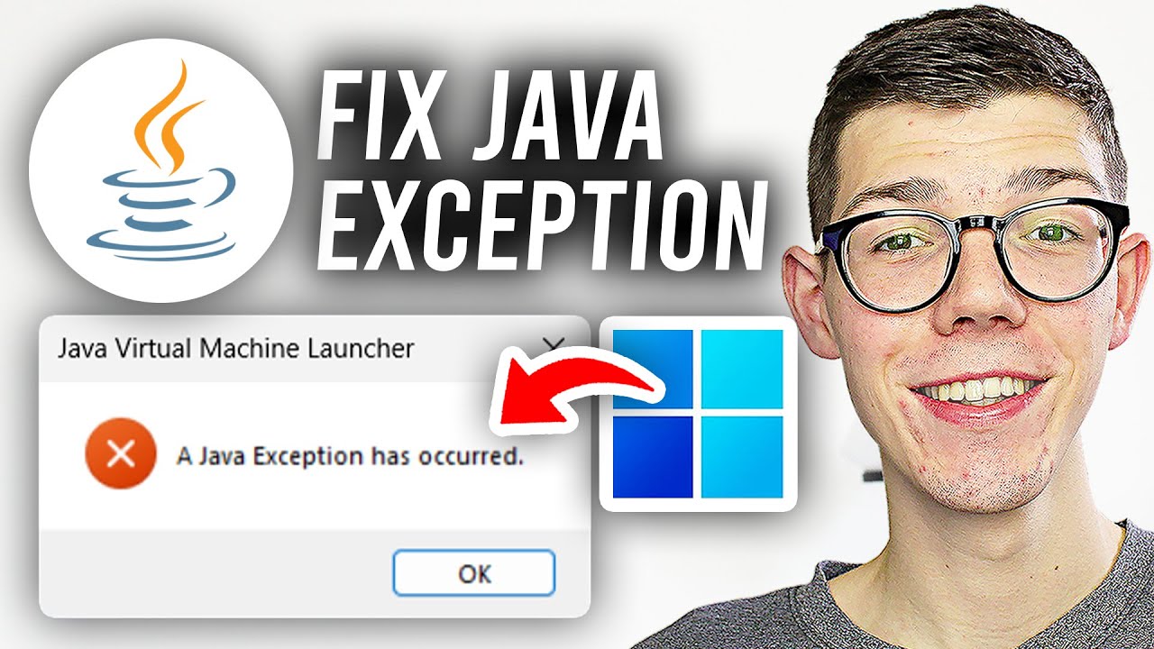 How To Fix Java Exception Has Occurred Full Guide Youtube