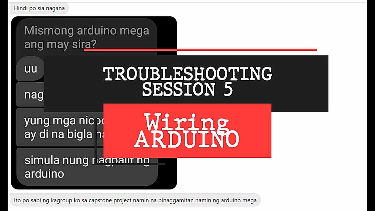 Arduino Board Connection And Wirings Troubleshooting Session 5 Youtube