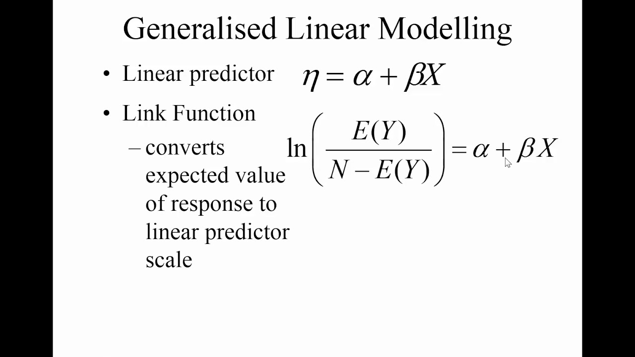 Generalized Linear Models With Examples At Jaclyn Glenn Blog
