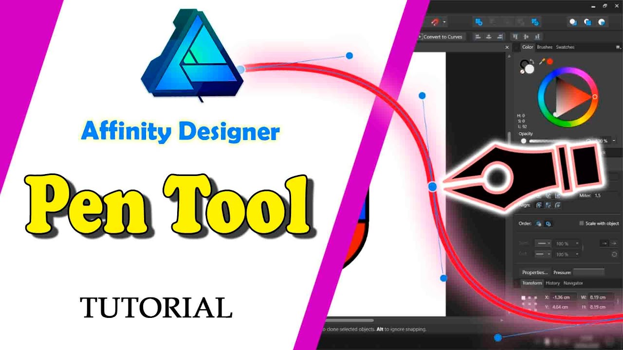 Tutorial Affinity Designer Pen Tool Bahasa Indonesia Youtube