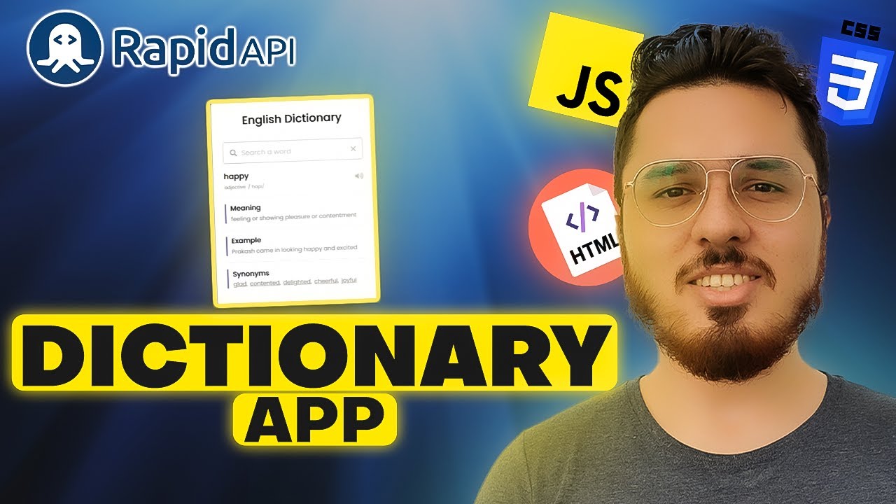 Creating A Dictionary App Using Html Css Javascript Rapidapi рџ ґ
