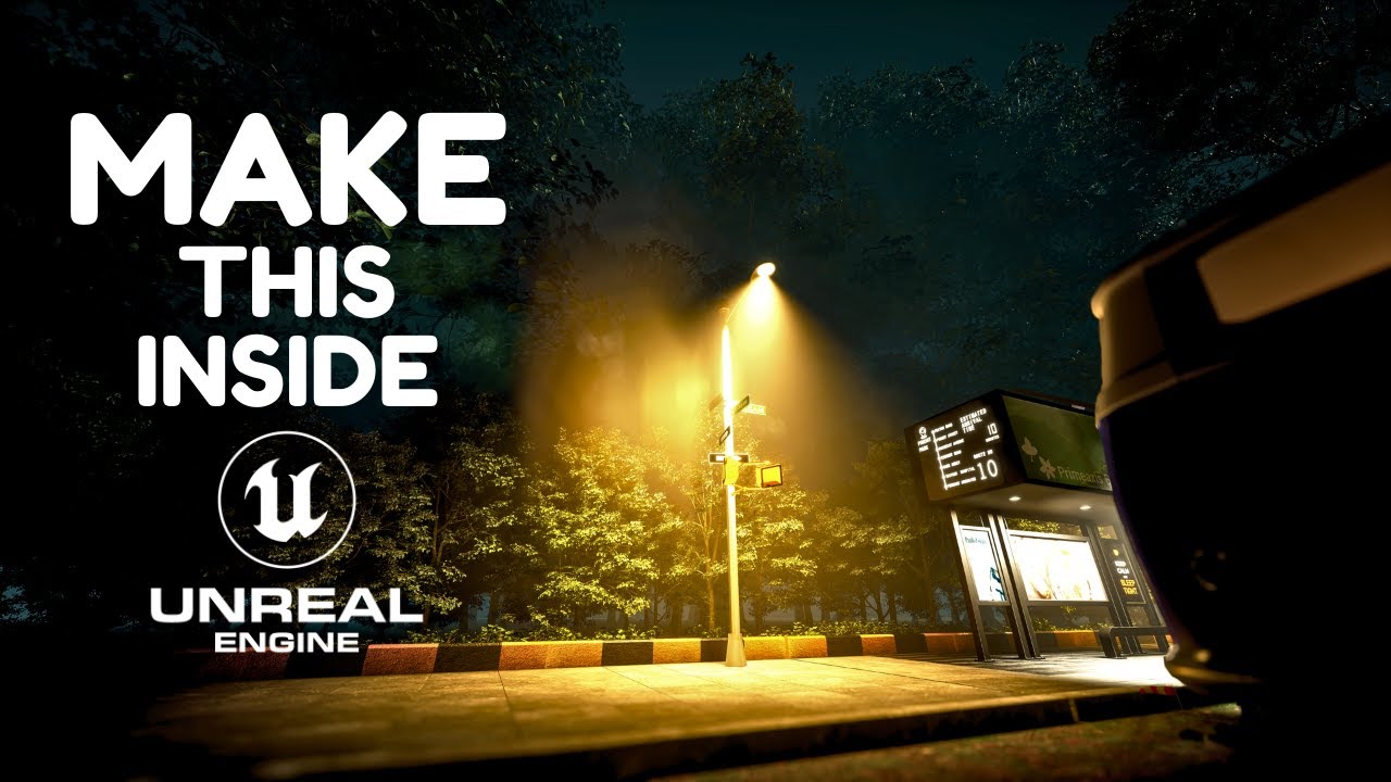 Unreal Engine 5 4 Night Scene Creation Full Detail Tutorial Youtube