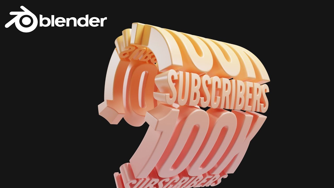 3d Text Rotation Animation In Blender 3d Blender 3d Tutorial Youtube