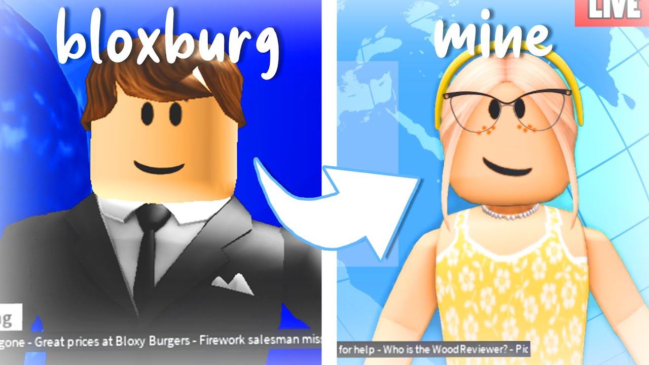 Recreating Bloxburg Tv Shows Youtube