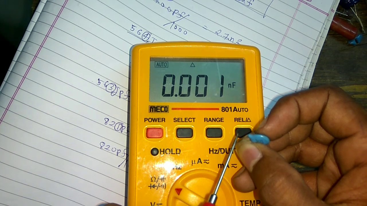 тшс How Test Capacitor Using Digital Multimeter
