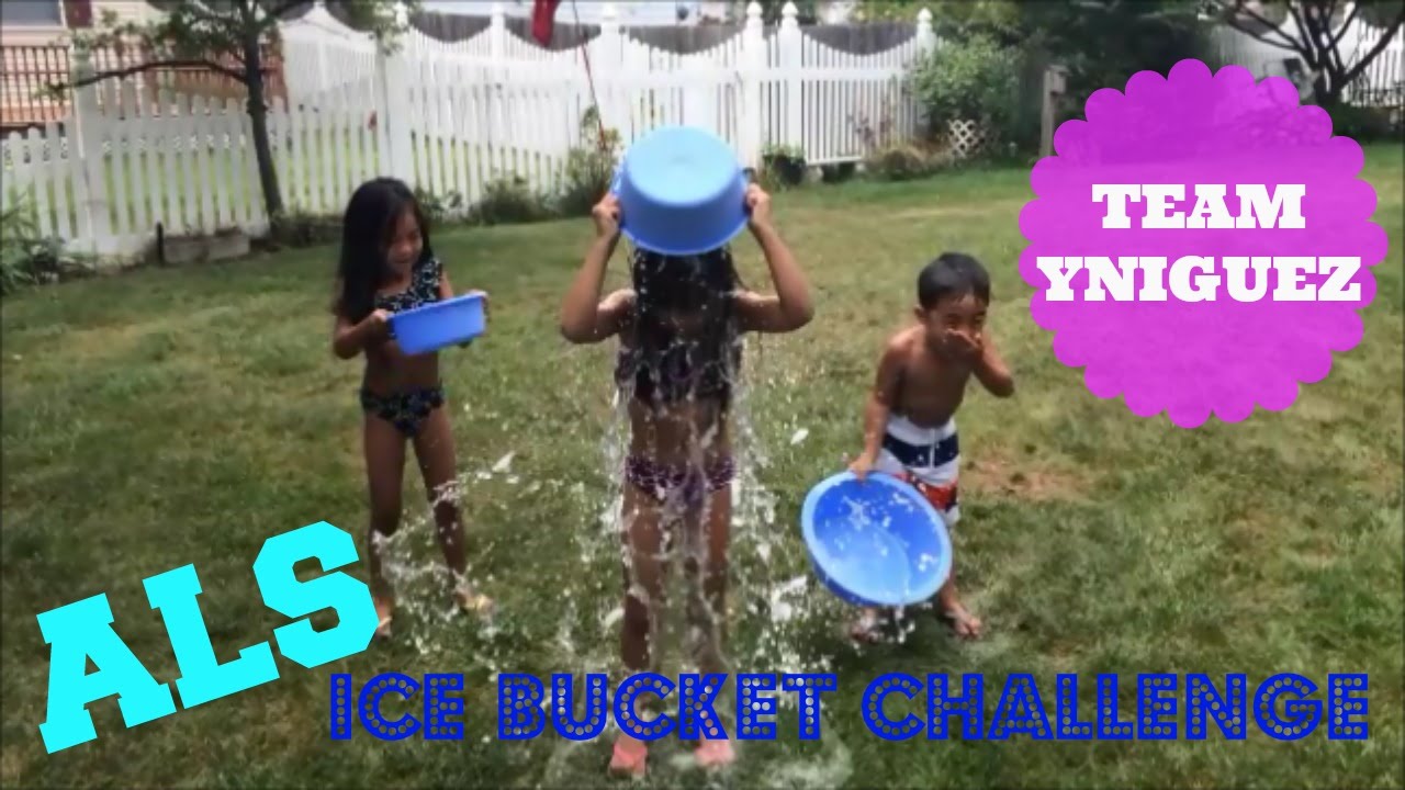Als Ice Bucket Challenge Kids Edition Teamyniguez Youtube