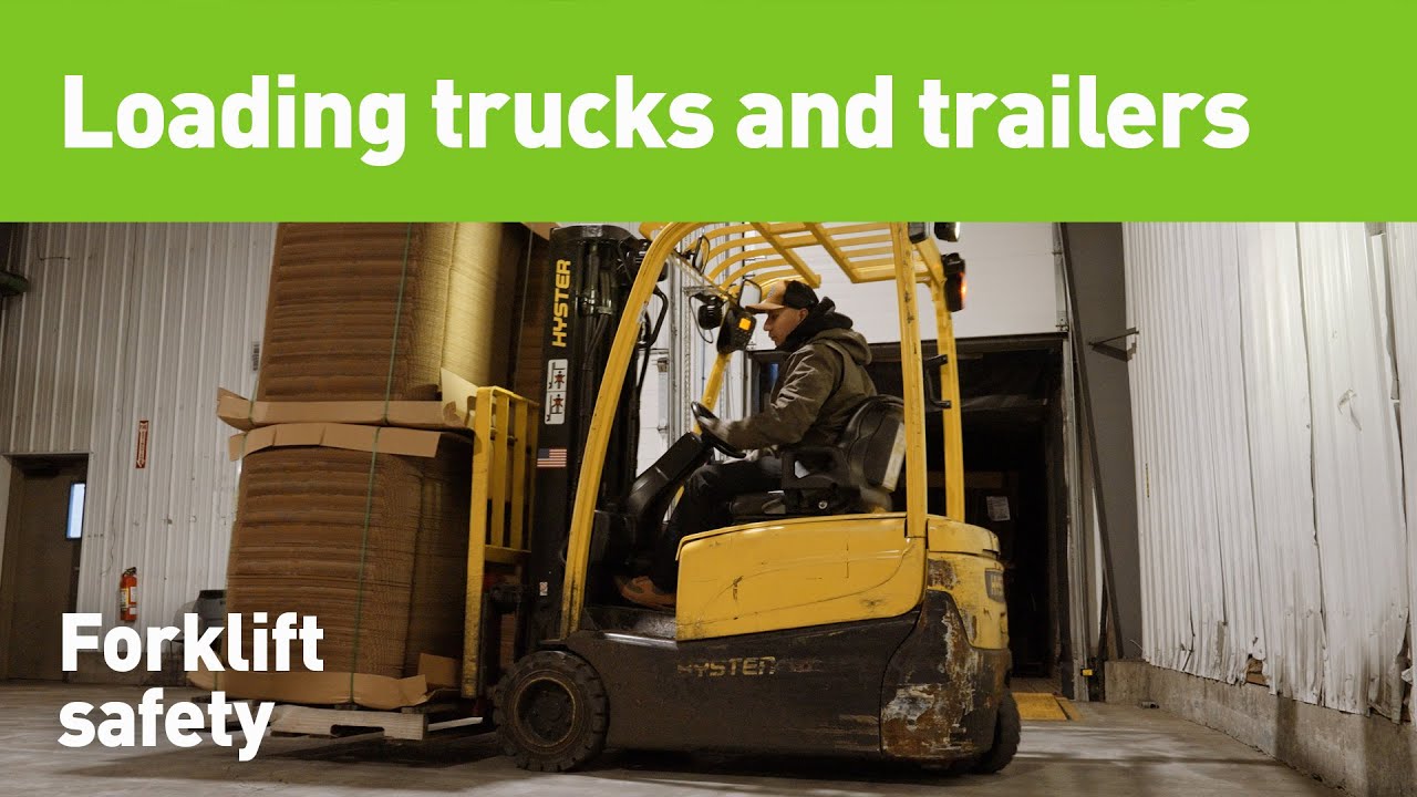 Forklift Safety Loading Trucks And Trailers Youtube