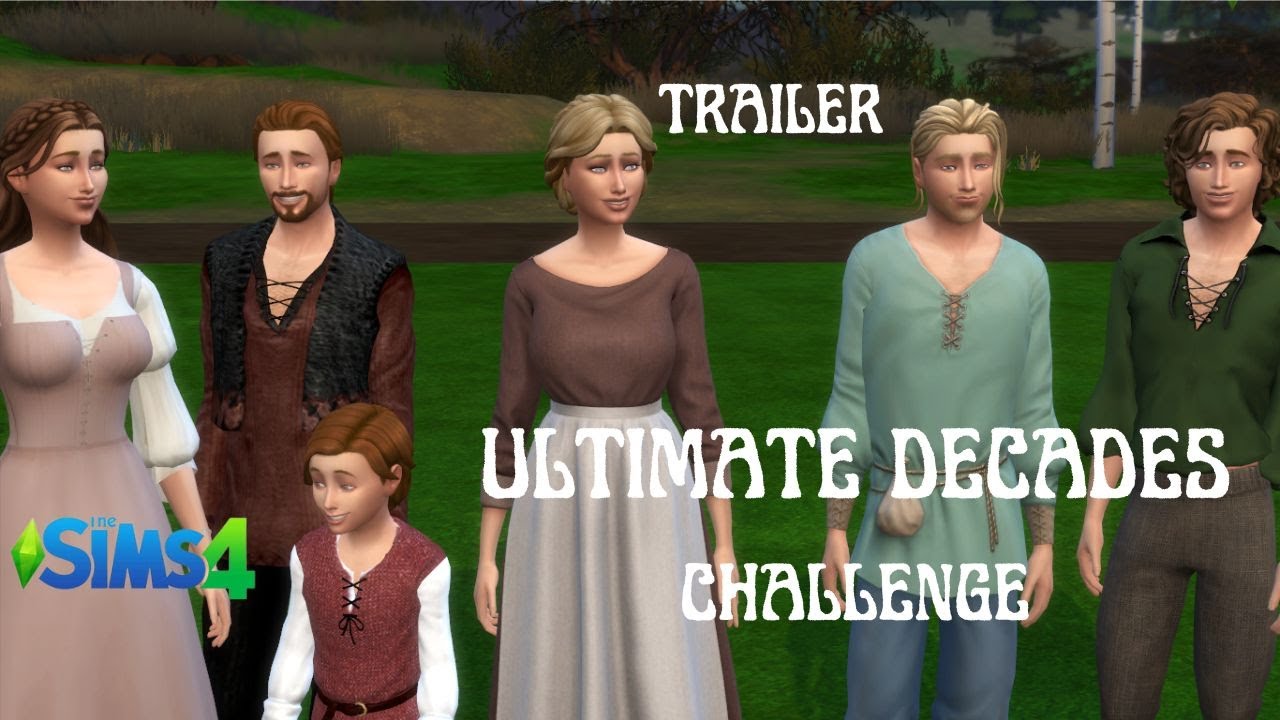Trailer Ultimate Decades Challenge The Sims 4 Gamplay Ita Youtube