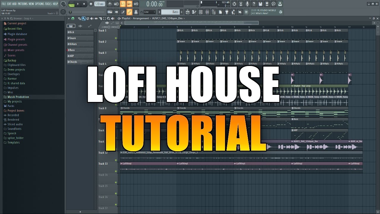 Lofi House Track Produzieren Fl Studio Tutorial Youtube