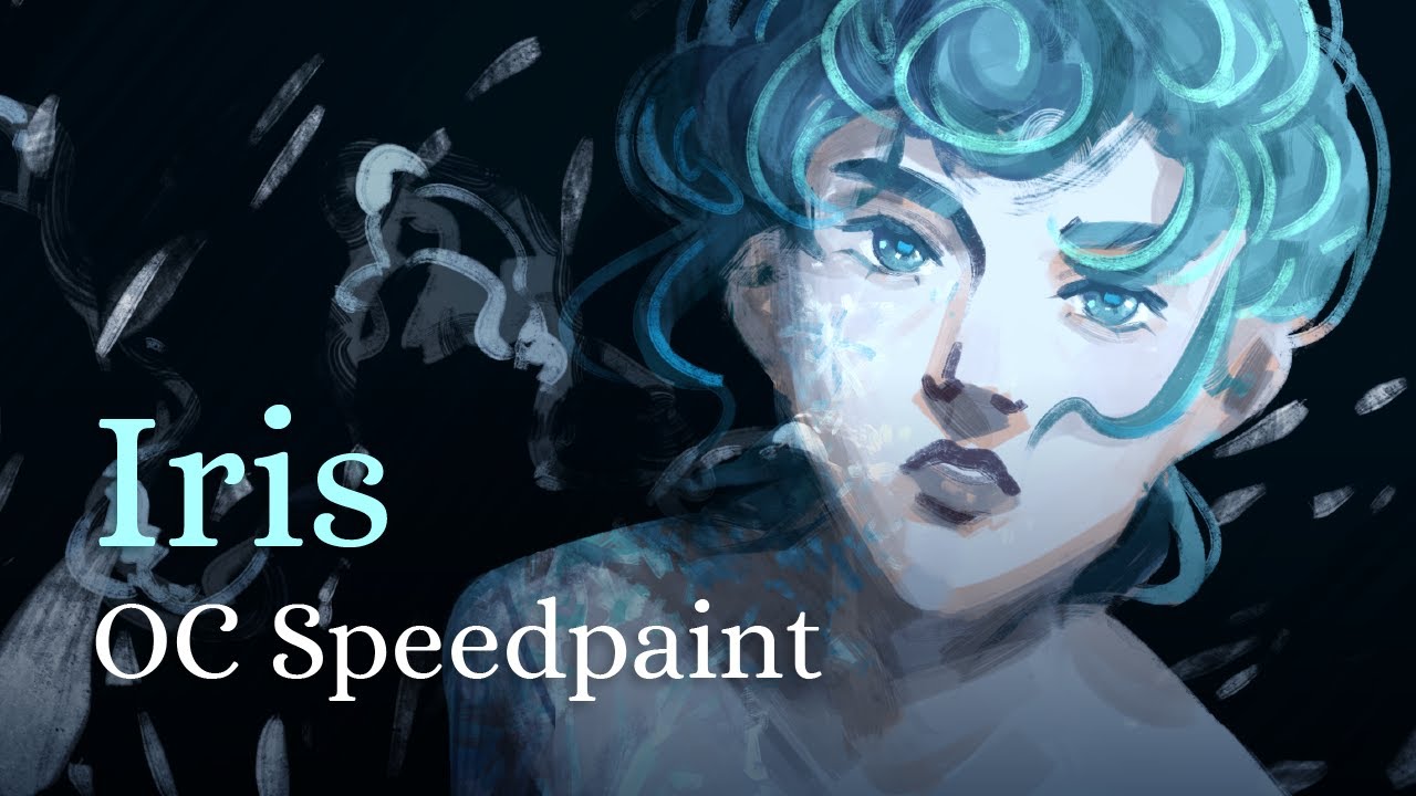 Iris Oc Speedpaint Youtube