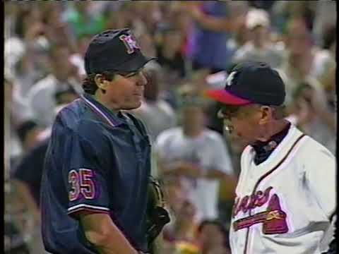 Colorado Rockies Vs Atlanta Braves August 9 1996 Bobby Cox Gets