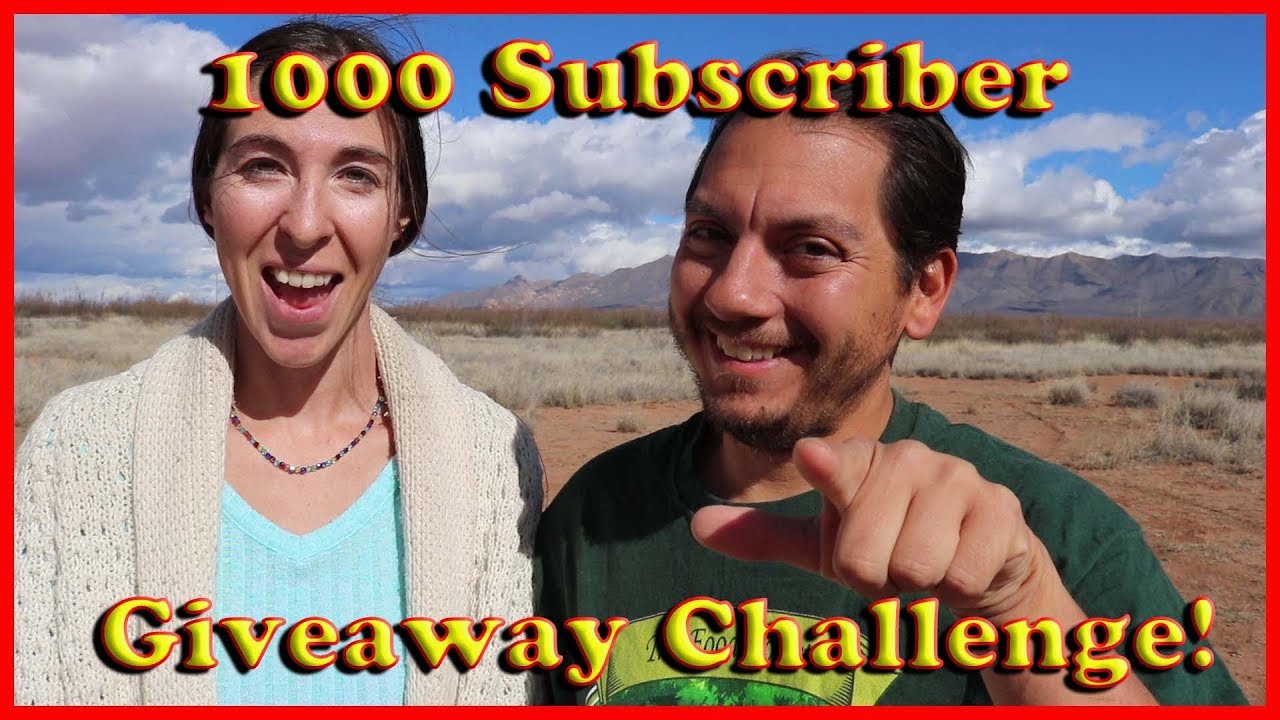 1000 Subscriber Giveaway Challenge Youtube