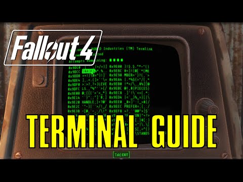 Fallout 4 Complete Terminal Hacking Guide Youtube