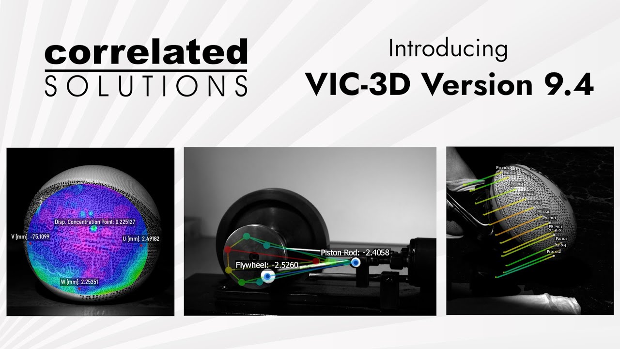 Introducing The Vic 3d Digital Image Correlation System Version 9 4