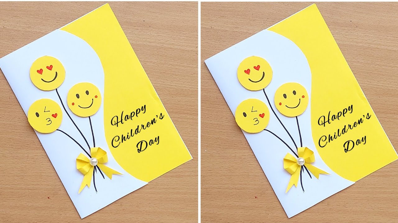 Beautiful Children S Day Greeting Card Lovely Greeting Card For