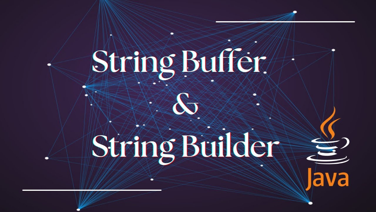 String Buffer String Builder Java Youtube
