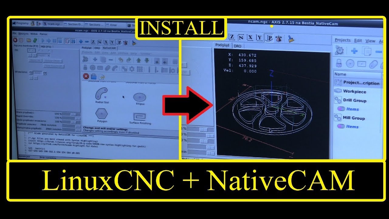 Nativecam Linuxcnc Instalacja Youtube