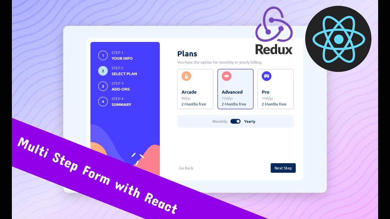 React Multi Step Form Tutorial Redux Toolkit Integration Youtube