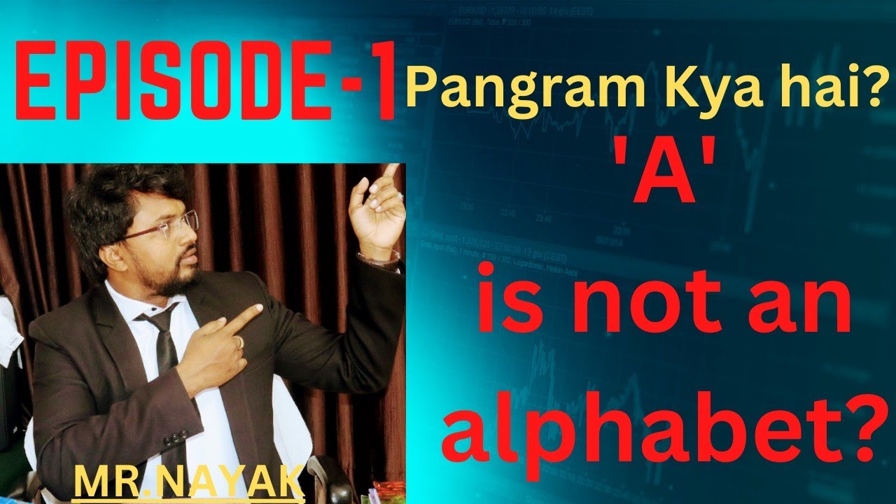 What Is Alphabet What Is Pangram Youtube