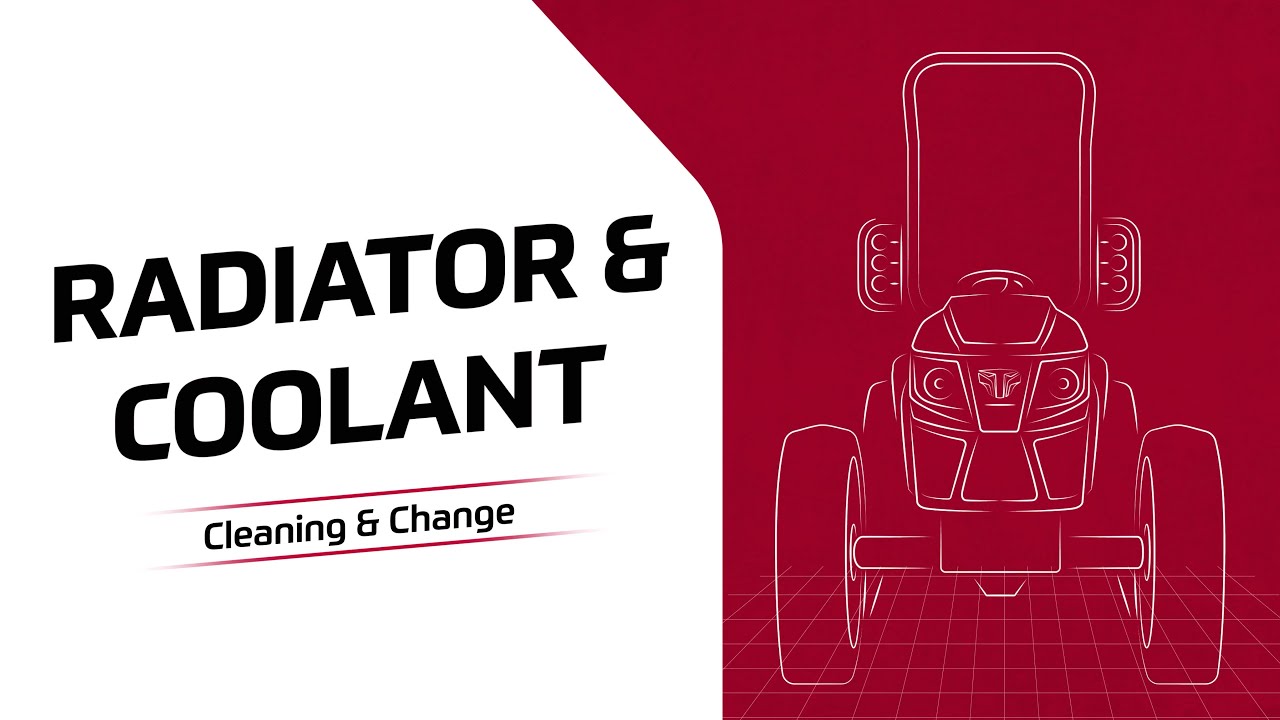 Tym Tractor Radiator Coolant Cleaning Change