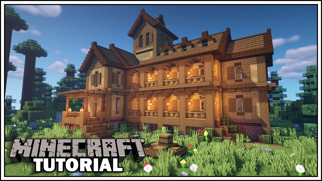 Minecraft Mansion Ideas Tutorial Design Talk