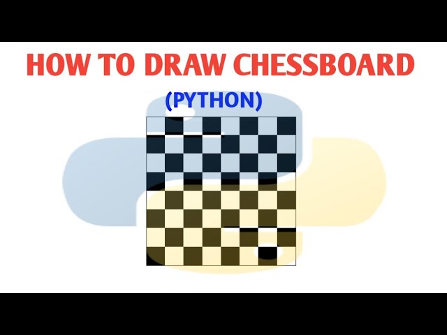 Draw Chessboard Python