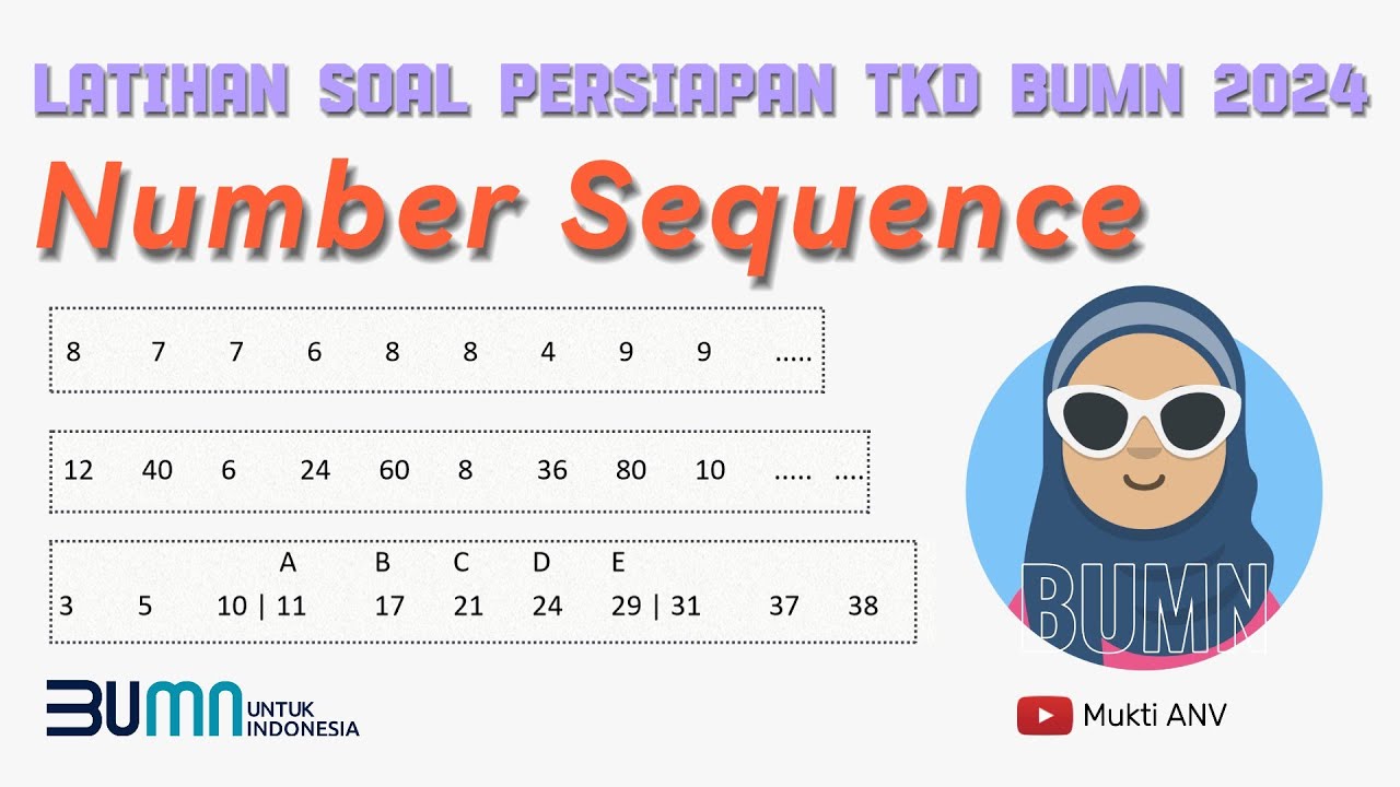 Soal Dan Pembahasan Number Sequence Tkd Bumn Rbb 2024 Youtube