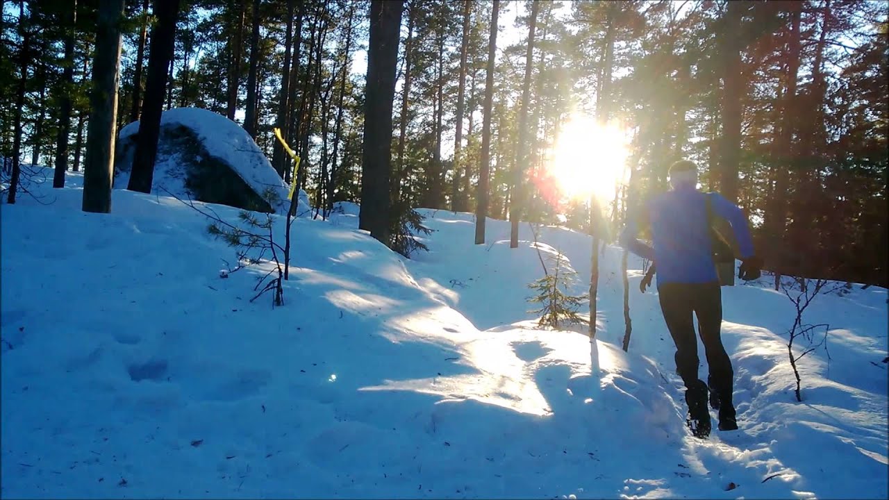 Winter Trail Running In Helsinki Youtube