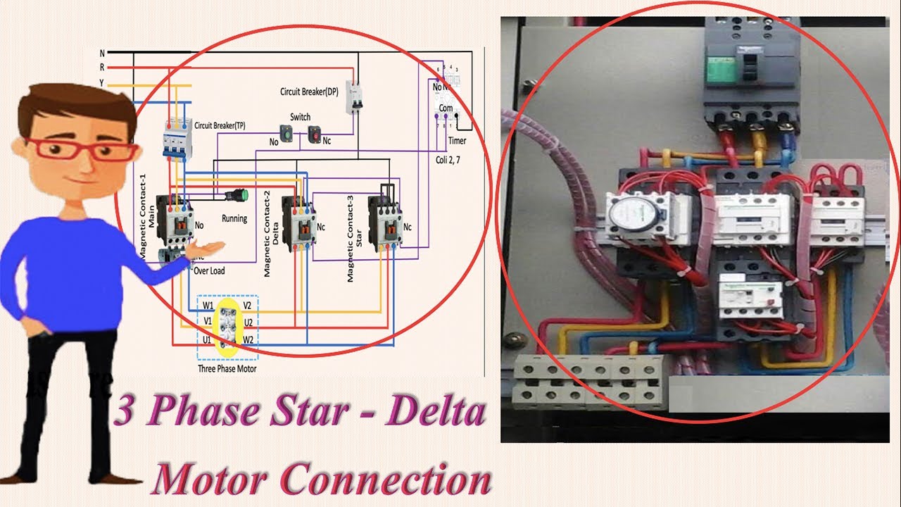 Three Phase Motor Connections