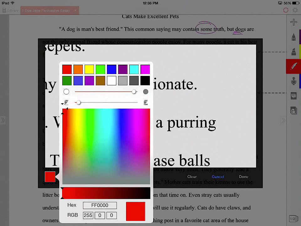 Annotating Student Work With Iannotate Youtube
