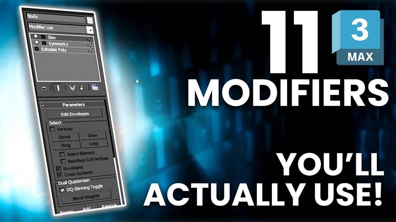 11 Essential 3ds Max Modifiers You Ll Actually Use Youtube