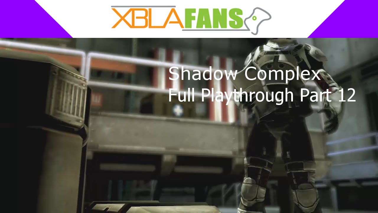 Shadow Complex Full Playthrough Part 12 The Friction Dampener Youtube