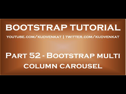 Bootstrap Multi Column Carousel Empower Youth
