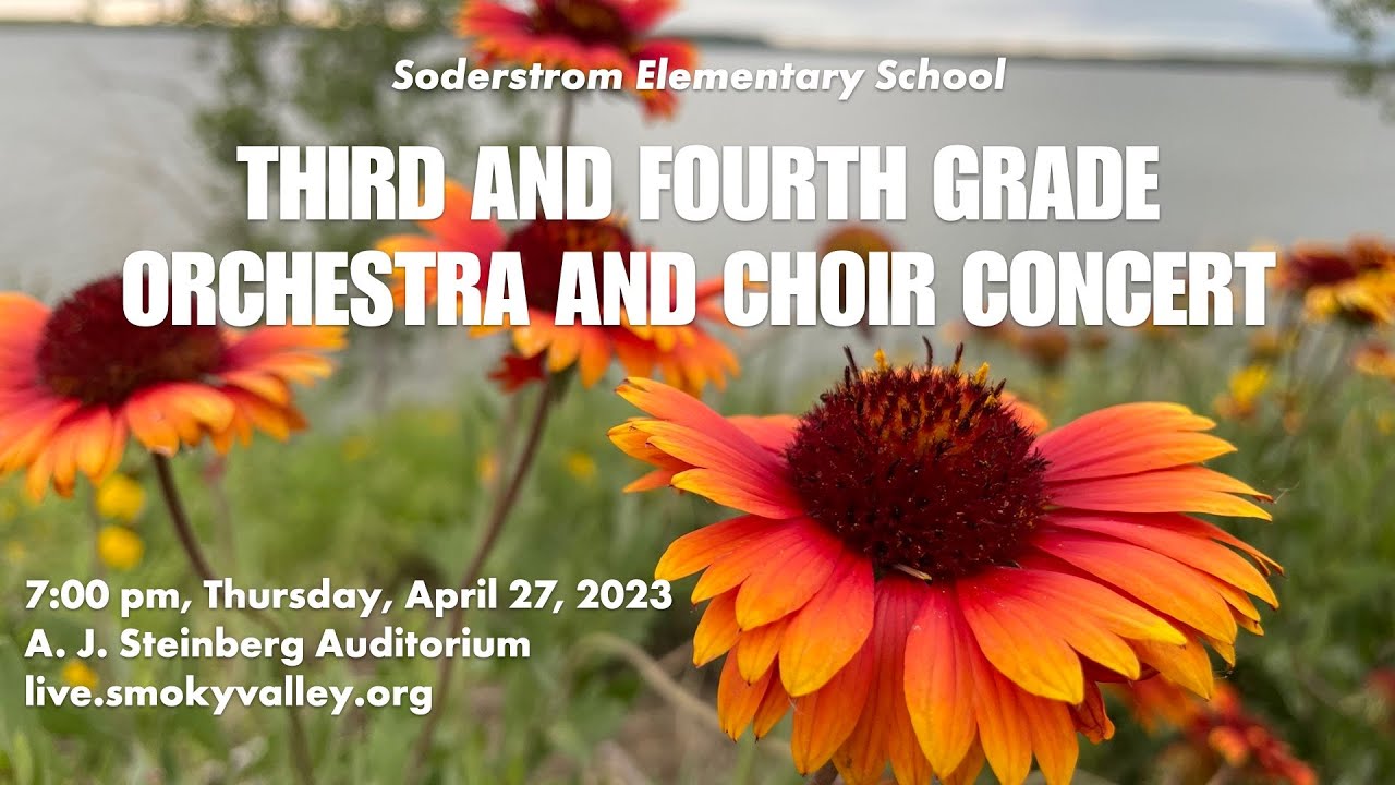 Soderstrom 3rd 4th Grade Orchestra Choir Concert Youtube