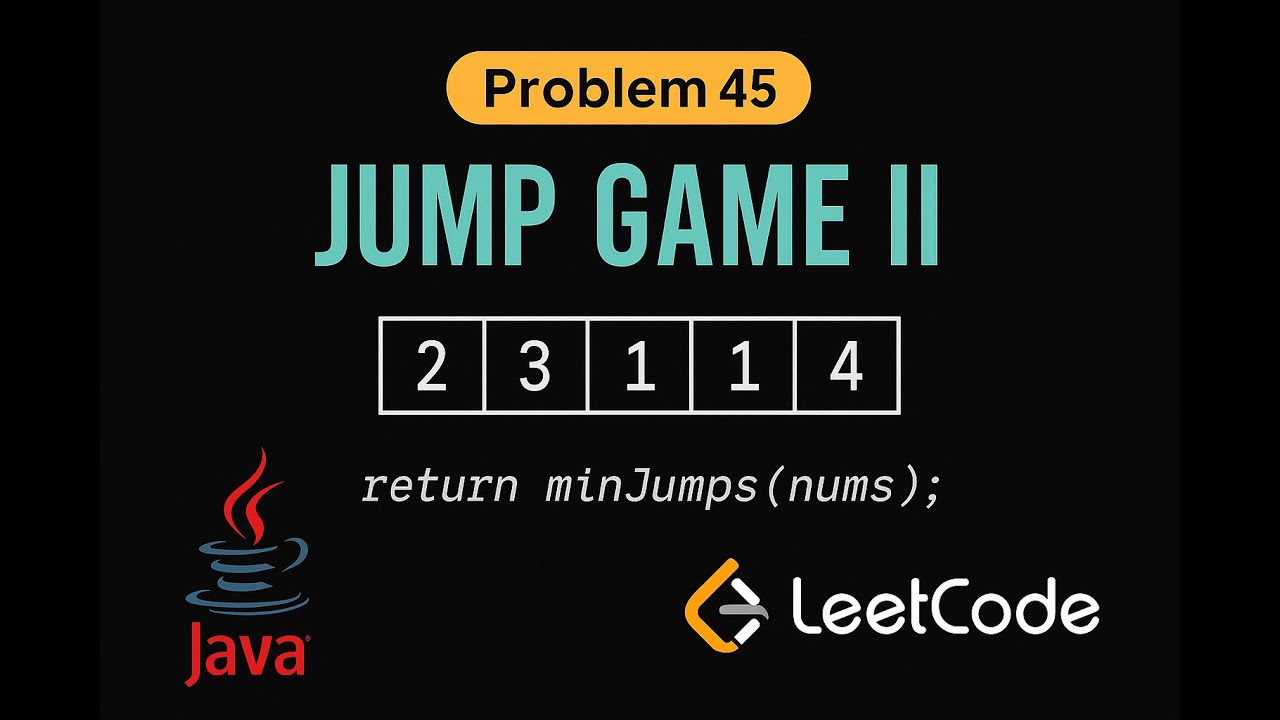 Leetcode 45 Jump Game Ii Java Solution Dynamic Programming