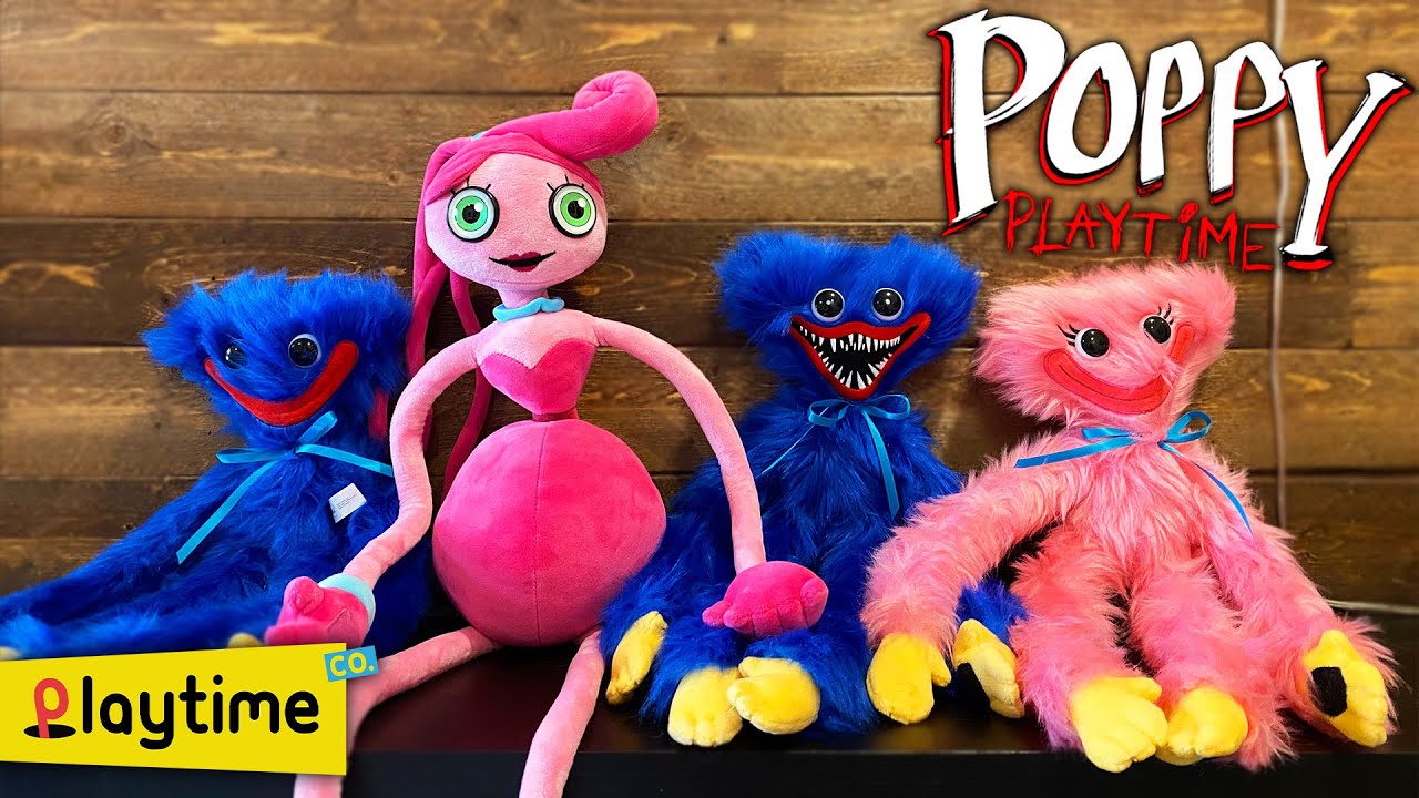 Official Poppy Playtime Plush Review Huggy Wuggy Kissy Missy Mommy