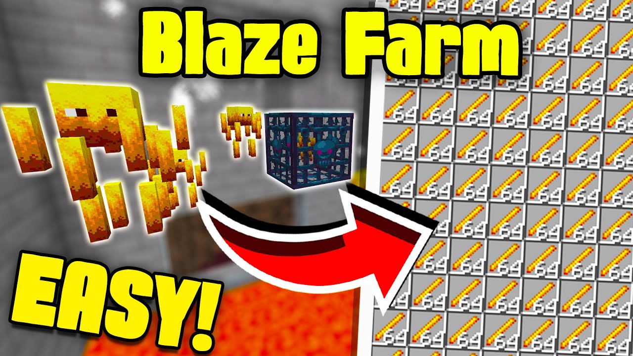 Easiest Blaze Farm Tutorial For Minecraft 1 21 Java Bedrock
