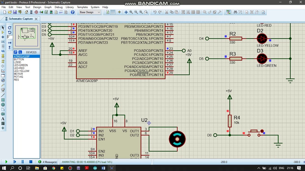 Lab 8 Microcontroller Simulation Youtube
